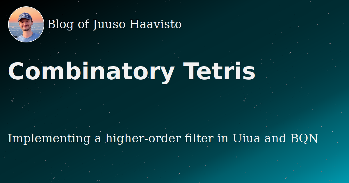 Combinatory Tetris